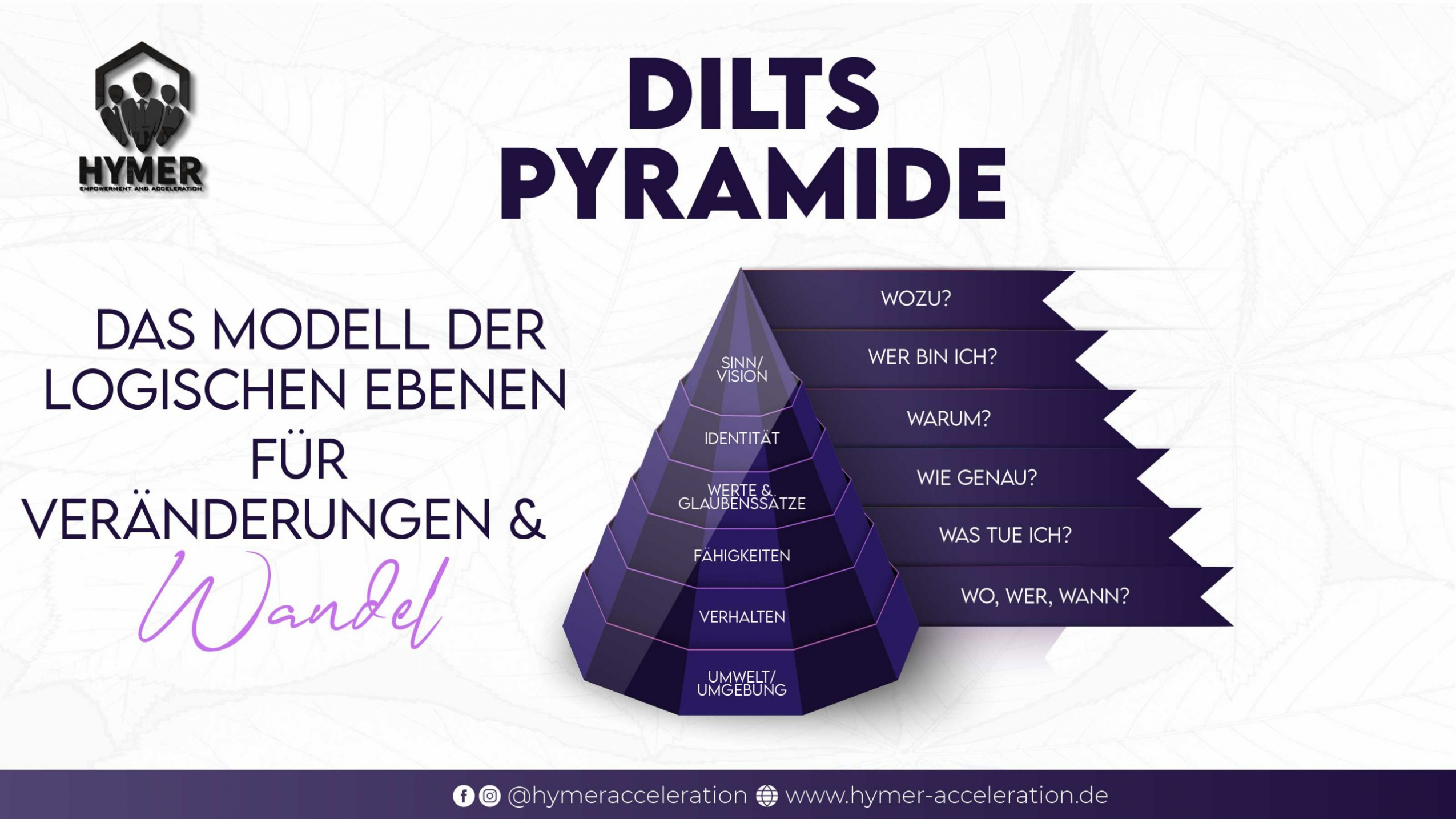 Dilts Pyramide zur agilen Neuausrichtung nutzen | Hymer Acceleration